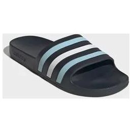 Badesandale Adidas SPORTSWEAR "AQUA ADILETTE", Herren, Gr. 44,5, night navy, icey blau, ftwr wei&szlig;, Synthetik, Schuhe, Badelatschen, World Cup Nations Pack, Topseller