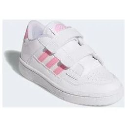 Sneaker Adidas SPORTSWEAR "RAPID COURT KIDS", M&auml;dchen, Gr. 31, cloud wei&szlig;, bliss pink, cloud wei&szlig;, Synthetik, Schuhe Sneaker, f&uuml;r Kinder