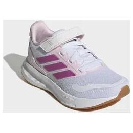 Laufschuh Adidas SPORTSWEAR "RUNFALCON 5 KIDS", Kinder, Gr. 35, ftwwht, clpink, gum10, Synthetik, Textil, Schuhe Laufschuh, mit Klettverschluss, f&uuml;r Kinder