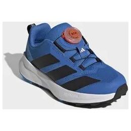 Trailrunningschuh Adidas TERREX "AGRAVIC BOA KIDS", M&auml;dchen, Gr. 35, semi impact orange, ray blau, core schwarz, Synthetik, Textil, Schuhe, f&uuml;r Kinder & Jugendliche