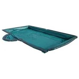 Pool-Abdeckplane KWAD "Wintersack zur &Uuml;berwinterung des Pools", gr&uuml;n (gr&uuml;n, schwarz), B:400cm L:800cm, Polyethylen (PE), Planen, Absenkung 70 cm, in verschiedenen Gr&ouml;&szlig;en
