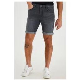 Jeansshorts Blend "BHGrilitsch", Herren, Gr. 3XL, US-Gr&ouml;&szlig;en, denim dunkelgrau, Web, 98% Baumwolle, 2% Elasthan, unifarben, Basic, normal kurz, Jeans Jeansshorts, Stilvolle 5-Pocket-Jeansshorts mit leichten Destroyed-Effekten