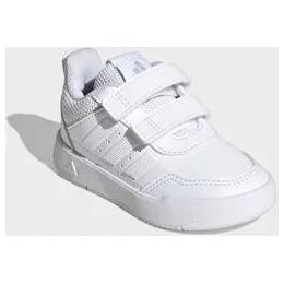 Sneaker Adidas SPORTSWEAR "TENSAUR SPORT 3.0 KIDS", M&auml;dchen, Gr. 24, cloud wei&szlig;, ftwr wei&szlig;, grau one, Synthetik, Textil, Schuhe Sneaker, f&uuml;r Kinder, mit Klettverschluss