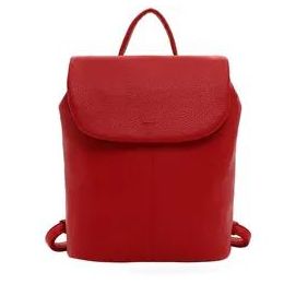 Emily & Noah Rucksack EMILY & NOAH "Rucksack E&N Tours RUE 09", Gr. B/H/T: 34cm x 37cm x 15cm, rot (rot 600), Obermaterial: 70% PVC PVC. 30% Polyurethan PU., Rucks&auml;cke Rucksack
