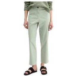 Marc O'Polo Chinohose MARC O'POLO "aus Baumwoll-Stretch-Twill", Damen, Gr. 40, Normalgr&ouml;&szlig;en, fresh sage, Twill, Obermaterial: 97% Baumwolle, 3% Elasthan, unifarben, regular fit kn&ouml;chelfrei, Hosen Chinohose