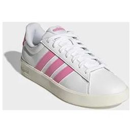 Sneaker Adidas SPORTSWEAR "GRAND COURT 3.0", Damen, Gr. 40, cloud wei&szlig;, bliss pink, core wei&szlig;, Synthetik, Textil, Schuhe Sneaker