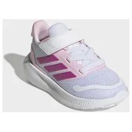 Sneaker Adidas SPORTSWEAR "RUNFALCON 5 KIDS", Gr. 27, ftwwht, clpink, gretwo, Synthetik, Textil, Schuhe Sneaker, mit Klettverschluss