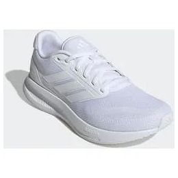 Laufschuh Adidas PERFORMANCE "RUNFALCON 5 WIDE", Herren, Gr. 44, cloud wei&szlig;, ftwr wei&szlig;, core schwarz, Synthetik, Textil, Schuhe Laufschuh, weit geschnitten, breite Passform