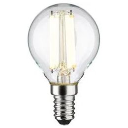 Paulmann LED-Leuchtmittel "Eco-Line Tropfen 840lm 4W 4000K klar 230V", Energieeffizienz: A (A-G), transparent, L:7,8cm &Oslash;:4,5cm, Leuchtmittel