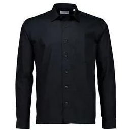 Flanellhemd LINDBERGH "Freizeithemd Regular Fit", Herren, Gr. S, Normalgr&ouml;&szlig;en, schwarz, Obermaterial: 100% Baumwolle, Hemden