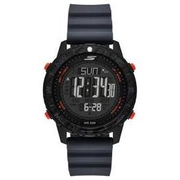 Chronograph Skechers "Adventure Sport", grau, Armbanduhren, Herren, Chronograph, Quarzuhr, Armbanduhr, Herrenuhr, Silikonarmband, digital, Tag