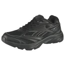 Laufschuh Reebok "BELWAVE", Damen, Gr. 44,5, schwarz, schwarz, grau, Leder, Synthetik, Textil, Schuhe Laufschuh