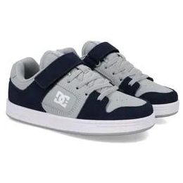 Sneaker DC Shoes "Manteca 4 V", Kinder, Gr. 12,5(30), navy, grau, wei&szlig;, Obermaterial:51% Leder, 49% Synthetikmaterial;, Schuhe Sneaker