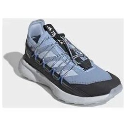 Wanderschuh Adidas TERREX "VOYAGER 21 TRAVEL", Damen, Gr. 38, globlu, crsk, carbon, Synthetik, Textil, Schuhe Wanderschuh
