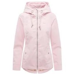Outdoorjacke Ragwear "Monadde", Damen, Gr. XL (42), marshmallow, Obermaterial: 100% Polyester. Innenfutter 100% Polyester, figurumspielend h&uuml;ftbedeckend, hoch geschlossener Ausschnitt, &Auml;rmel mit &Auml;rmelschlitz ohne B&uuml;ndchen mit Druckknopf, Jacken Outdoorjacke, Wasserdichte &Uuml;bergangsjacke mit Kapuze