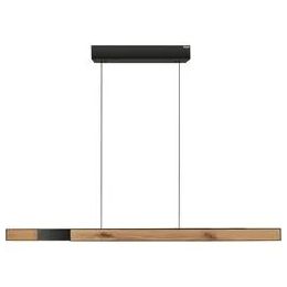 NEUHAUS PURE LED Pendelleuchte "PURE Moto-Rise", oak, schwarz pearl, 3, H: 35cm, 1 Stk., Leuchten, e-LIFT Funktion, e-SLIDE Funktion, Fernbedienung, LED Pendelleuchte