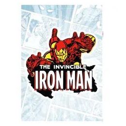 Wandtattoo Komar "Iron Man Comic Classic - Gr&ouml;&szlig;e 50 x 70 cm", bunt, B:50cm H:70cm, Folie, Wandtattoos, Wandtattoo, selbstklebend, Wandsticker, Kinderzimmer