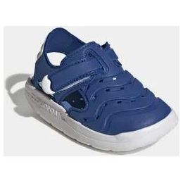 Badesandale Adidas SPORTSWEAR "WATER SANDAL 2 KIDS SANDALE", M&auml;dchen, Gr. 26, royal blau, ftwr wei&szlig;, ray blau, Synthetik, Schuhe, Badelatschen f&uuml;r Kinder