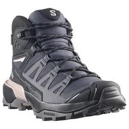 Wanderschuh Salomon "X ULTRA 360 MID GORE-TEX", Damen, Gr. 41, nine iron, excalibur, shadow gray, Synthetik, Textil, Schuhe Wanderschuh, wasserdicht