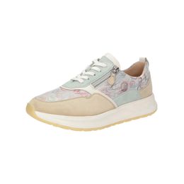 Sioux Sneaker 'Sunivla-702-J' Damen Gr&ouml;&szlig;e 37 beige / hellblau / hellrot