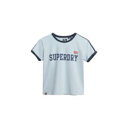 Superdry & Co T-Shirt 'Essential' Damen Gr&ouml;&szlig;e S navy / aqua