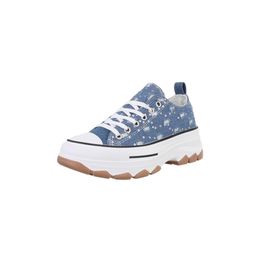Ital-Design Sneaker Damen Gr&ouml;&szlig;e 40 blau / wei&szlig;