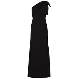 Adrianna Papell Langes Abendkleid 'Stretch Crepe Long Dress' Damen Gr&ouml;&szlig;e 36 schwarz Winterkleid