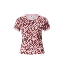 Puma T-Shirt 'T7 Leo Luxe' Damen Gr&ouml;&szlig;e S rosa / altrosa / schwarz