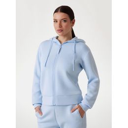 Guess Zip-Up Hoodie 'Allie' female Blue size XXS