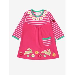 Toby tiger Dress 'T-Shirt Kleid, Hasen-Applikation' girl Pink size 98