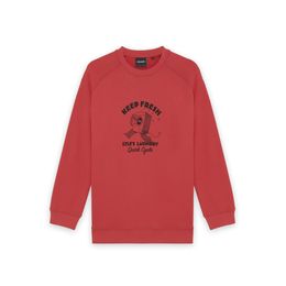Lyle & Scott Lyle & Scott Sweatshirt 'Keep Fresh' Herren Gr&ouml;&szlig;e S rot / schwarz