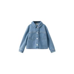 Mango Kids Between-Season Jacket 'Wind' girl Blue size 4-5 Jahre