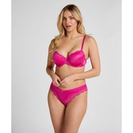 Hunkem&ouml;ller Hunkem&ouml;ller Slip 'Lace & Shine' Damen Gr&ouml;&szlig;e XS pink