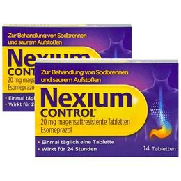Nexium Control 20 mg magensaftresistente Tabletten Set 2 St