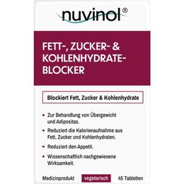 Nuvinol Fett- & Zucker- & Kohlenhydrateblock.Tabl. 45 St