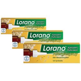 HEXAL&reg; Lorano Azelastin/Fluticason Allergiespr.b.Heuschn. 3 St