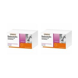 DESLORATADIN-ratiopharm 5 mg Filmtabletten Set (2x 100St) 2 St