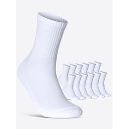 sockenkauf24 Sportsocken Herren Gr&ouml;&szlig;e 39/42 wei&szlig;