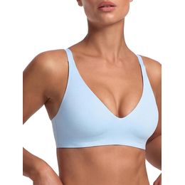 Cfab By Creamy Fabrics Bra 'Comfort Push-Up BH' female Blue size 90