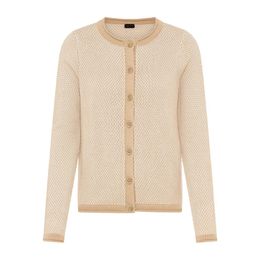 Laura Scott Knit Cardigan female Beige size 40/42