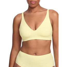 Cfab By Creamy Fabrics Bra 'Comfort Push-Up BH' female Yellow size 80
