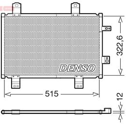 DENSO Kondensator, Klimaanlage DCN44018 f&uuml;r MAZDA DA6G61480 DB9N61480A DB9N61480