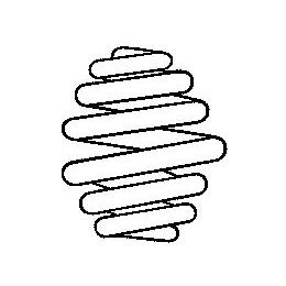 Sachs Fahrwerksfeder 996 492 hinten rechts links 160mm f&uuml;r VW 701511105M