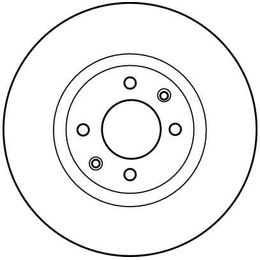TRW Bremsscheibe DF4184 vorne rechts links bel&uuml;ftet 266mm f&uuml;r PEUGEOT DONGFENG CITRO&Euml;N VAUXHALL OPEL DS E169141 1686717180 1613191380