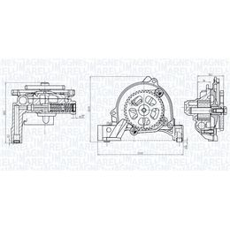 MAGNETI MARELLI &Ouml;lpumpe 351516000026 f&uuml;r VAG 03F115105D