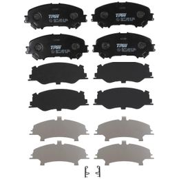 TRW Bremsbelagsatz, Scheibenbremse GDB3648 vorne rechts links mit Zubeh&ouml;r f&uuml;r RENAULT NISSAN D1060-4CA0A 410601596R 410604EA0A