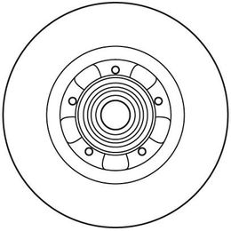 TRW Bremsscheibe DF6043BS vorne rechts links voll 275mm f&uuml;r RENAULT 432004327R 432020879R 8200381148