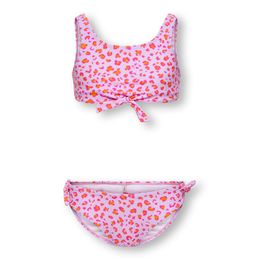 Only Girls Bikini M&auml;dchen Gr&ouml;&szlig;e 122/128 pastelllila / dunkelorange / pink