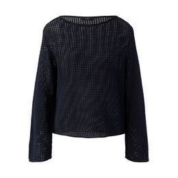 Oui Pullover Damen Gr&ouml;&szlig;e S dunkelblau