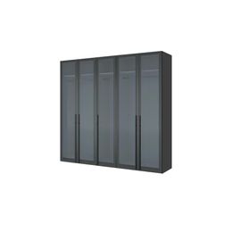 Dreht&uuml;renschrank Dreamer - schwarz - 252,8 cm - 236 cm - cm 58,5 - Sconto